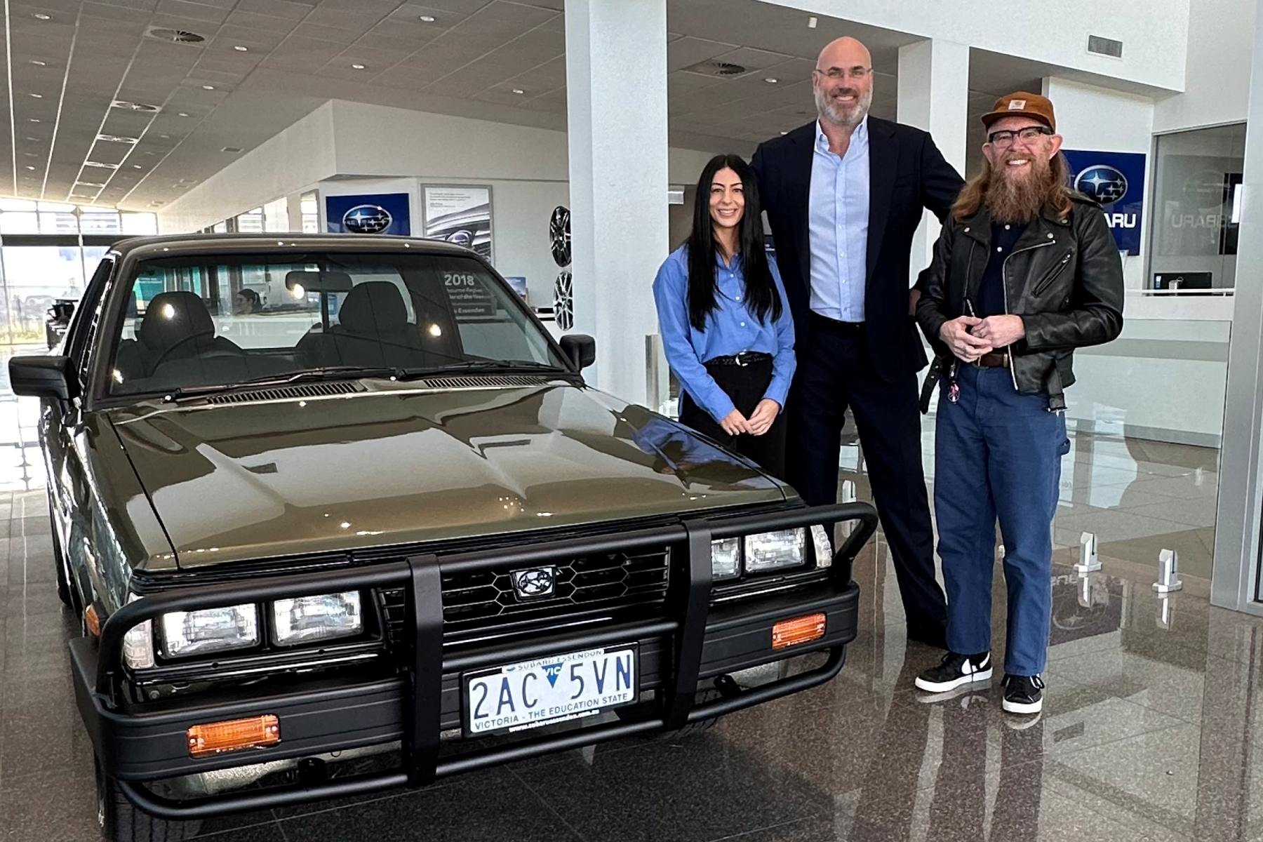Subaru gives away a 1992 Brumby Ute for road safety - AnyAuto