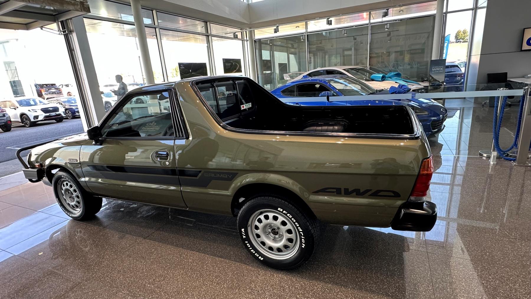Subaru gives away a 1992 Brumby Ute for road safety - AnyAuto